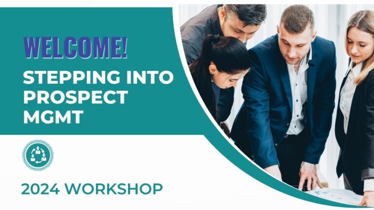 Stepping Into Prospect Management - Aspire Research Group